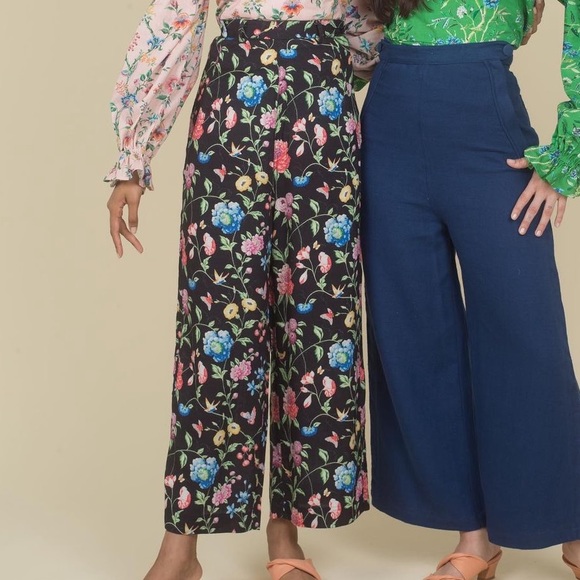 Samantha Pleet | Pants & Jumpsuits | Samantha Pleet Wallpaper Floral ...